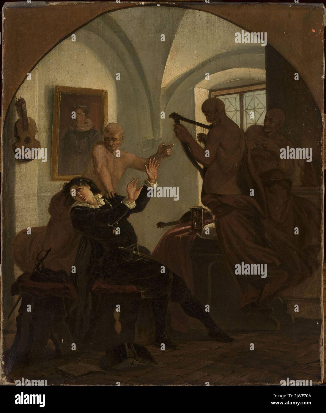 Bakfark, lutenist of Queen Bona. Gierdziejewski, Ignacy (1826-1860 ...