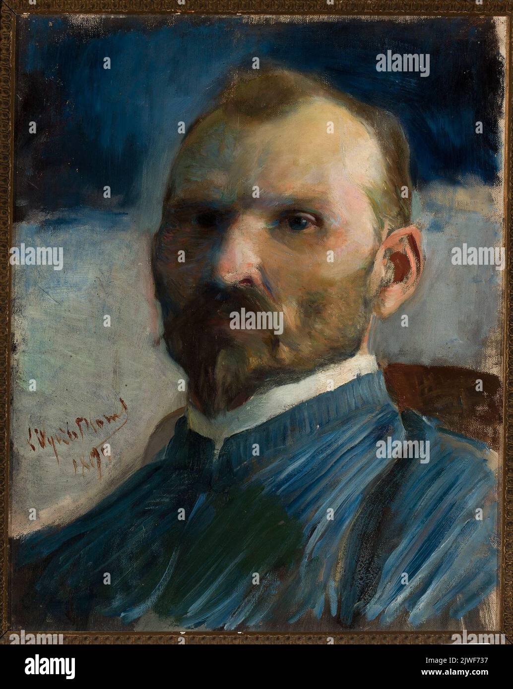 Self-portrait. Wyczółkowski, Leon (1852-1936), painter Stock Photo - Alamy