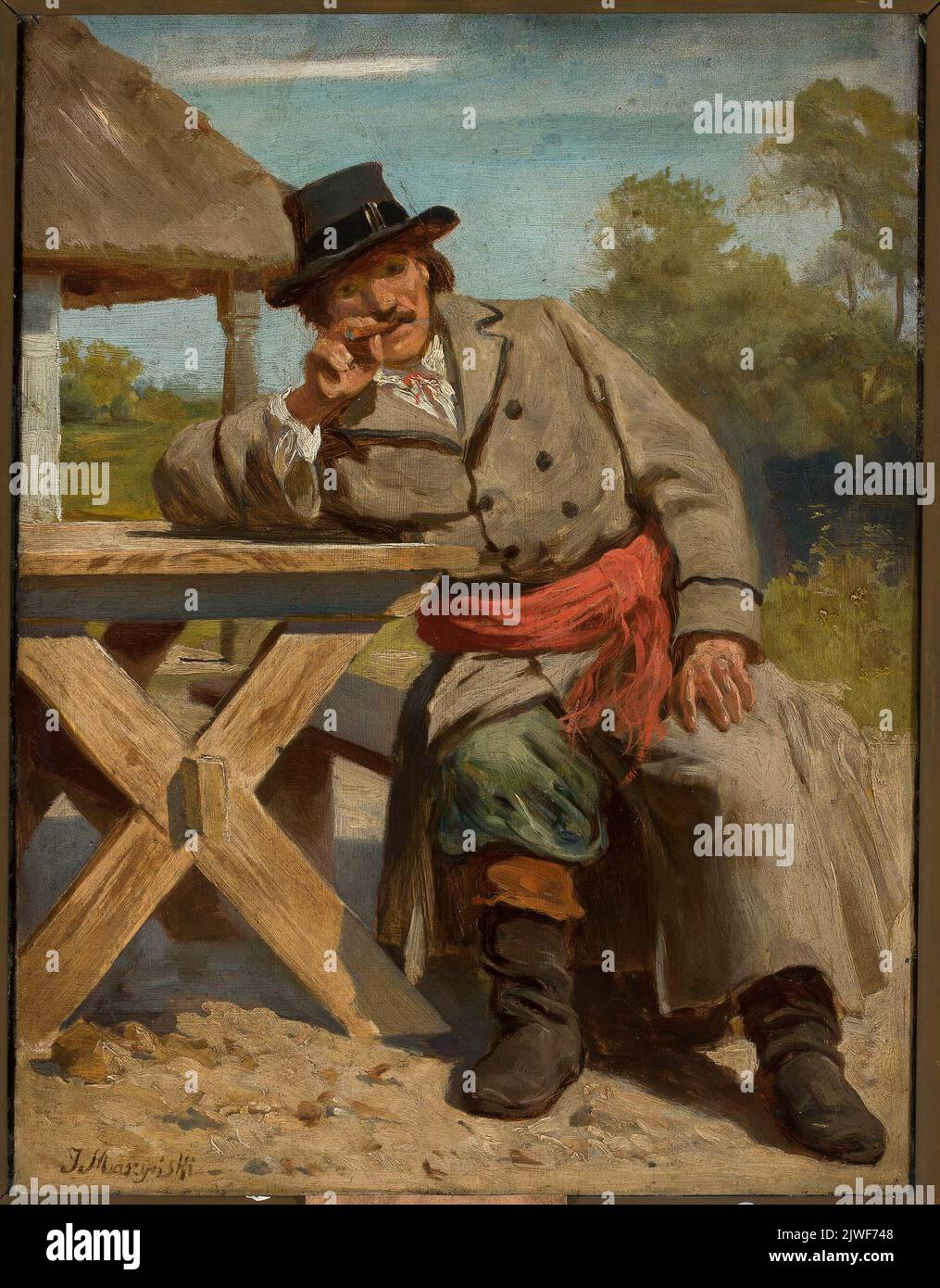 Man from Łowicz. Maszyński, Julian (1847-1901), painter Stock Photo - Alamy Man from Łowicz. Maszyński, Julian (1847-1901), painter Stock Photo - Alamy
