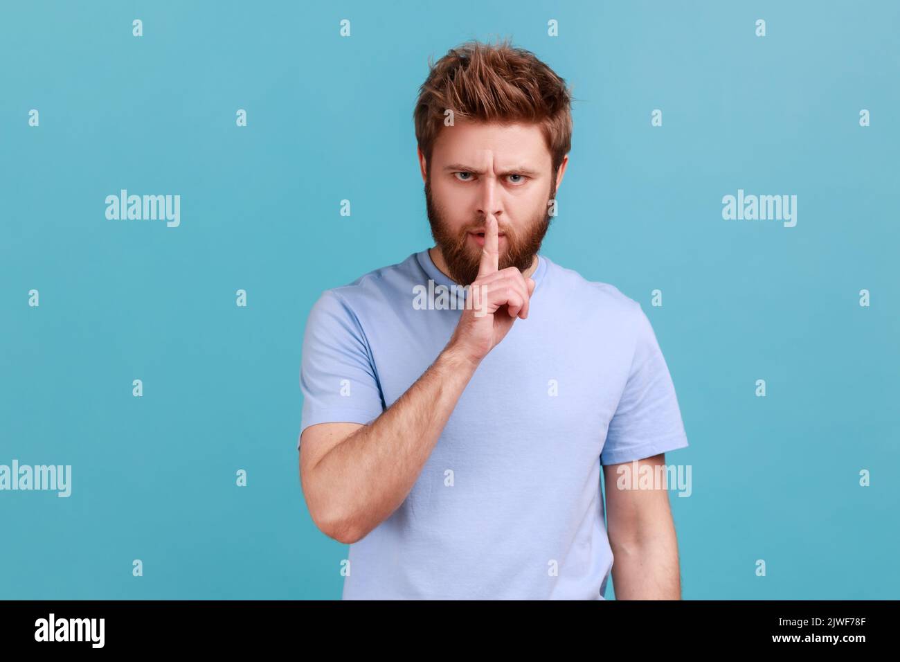 Shh man hi-res stock photography and images - Alamy