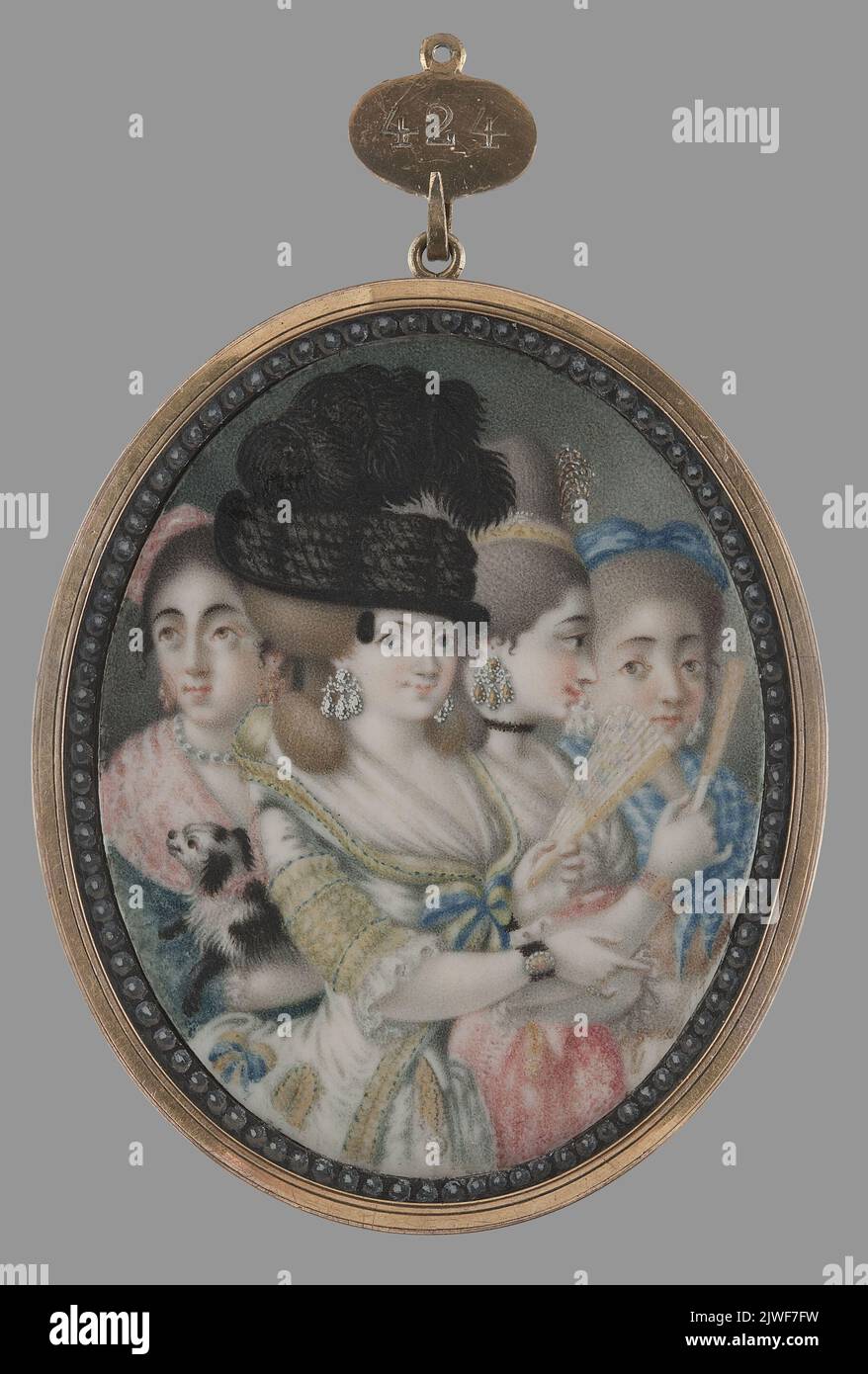 Cztery postacie kobiece. Heinsius, Johann Julius (1740-1812), author ...