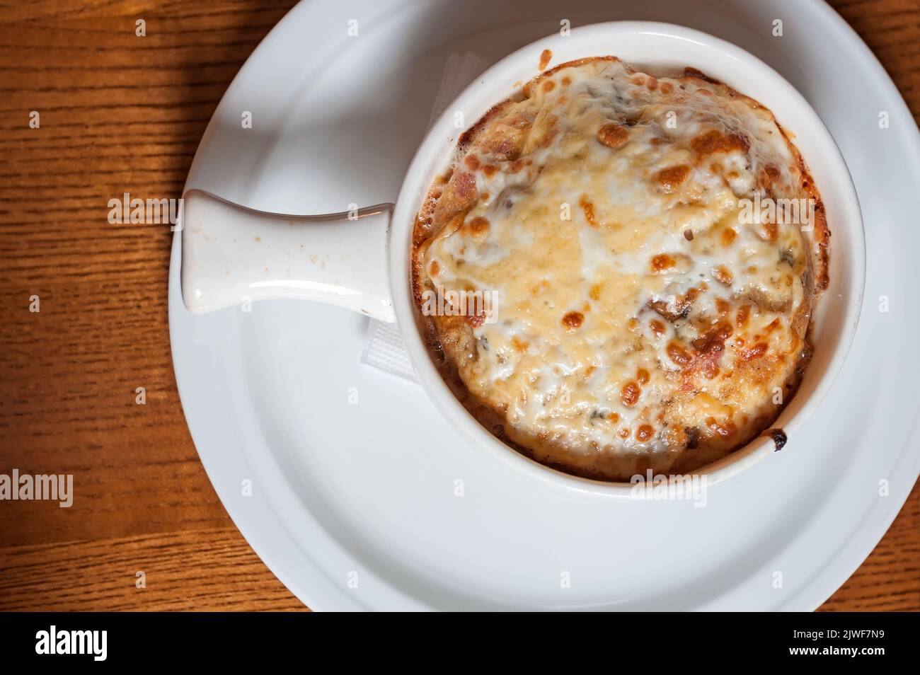 A bowl of Banusz porridge, the traditional Ukrainian Hutsul dish Stock ...
