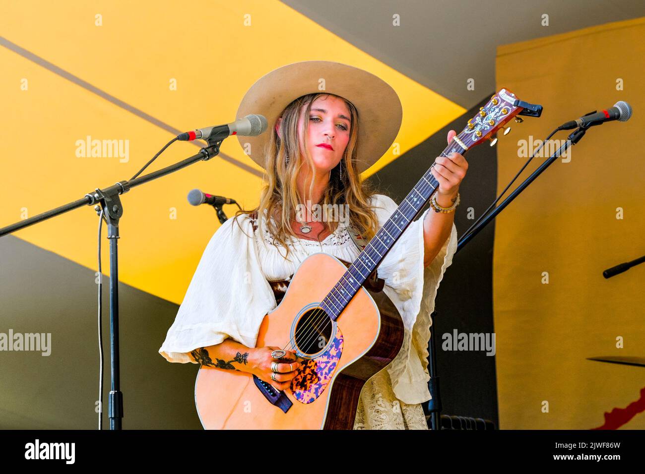 Country singer, Sierra Ferrell, Edmonton Folk Music Festival, Edmonton ...