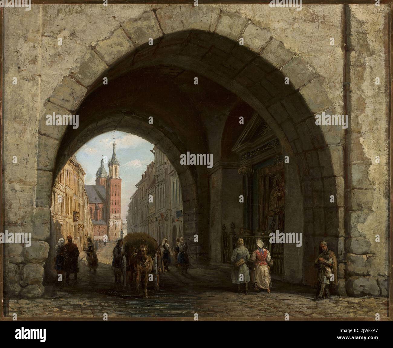 St. Florian’s Gate in Kraków. Zaleski, Marcin (1796-1877), painter ...