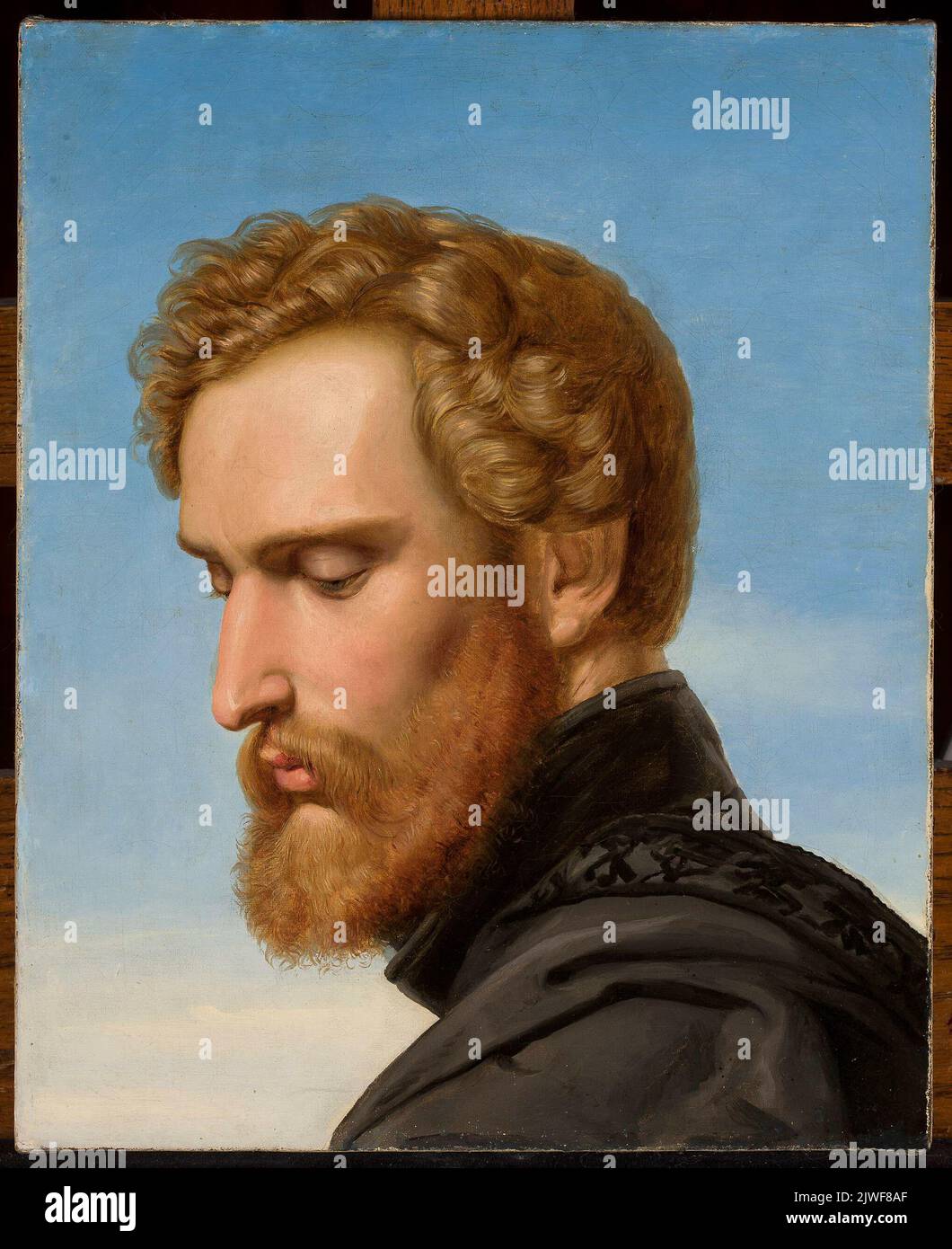 Portrait of Heinrich Heinlein, painter, as a knight of Schellenberg ...