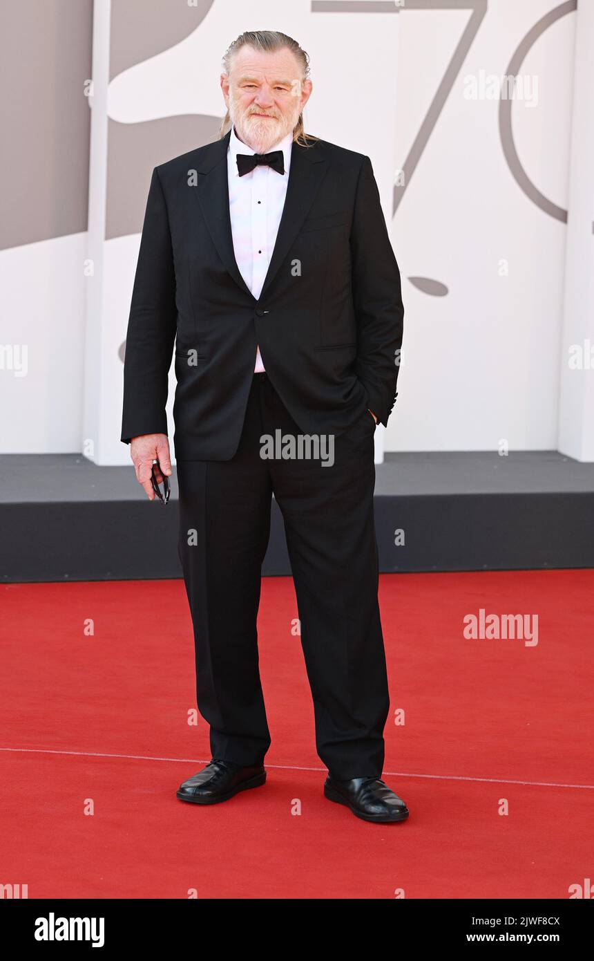 Venice, Italy. 05th Sep, 2022. Irish actor Brendan Gleeson attends the ...