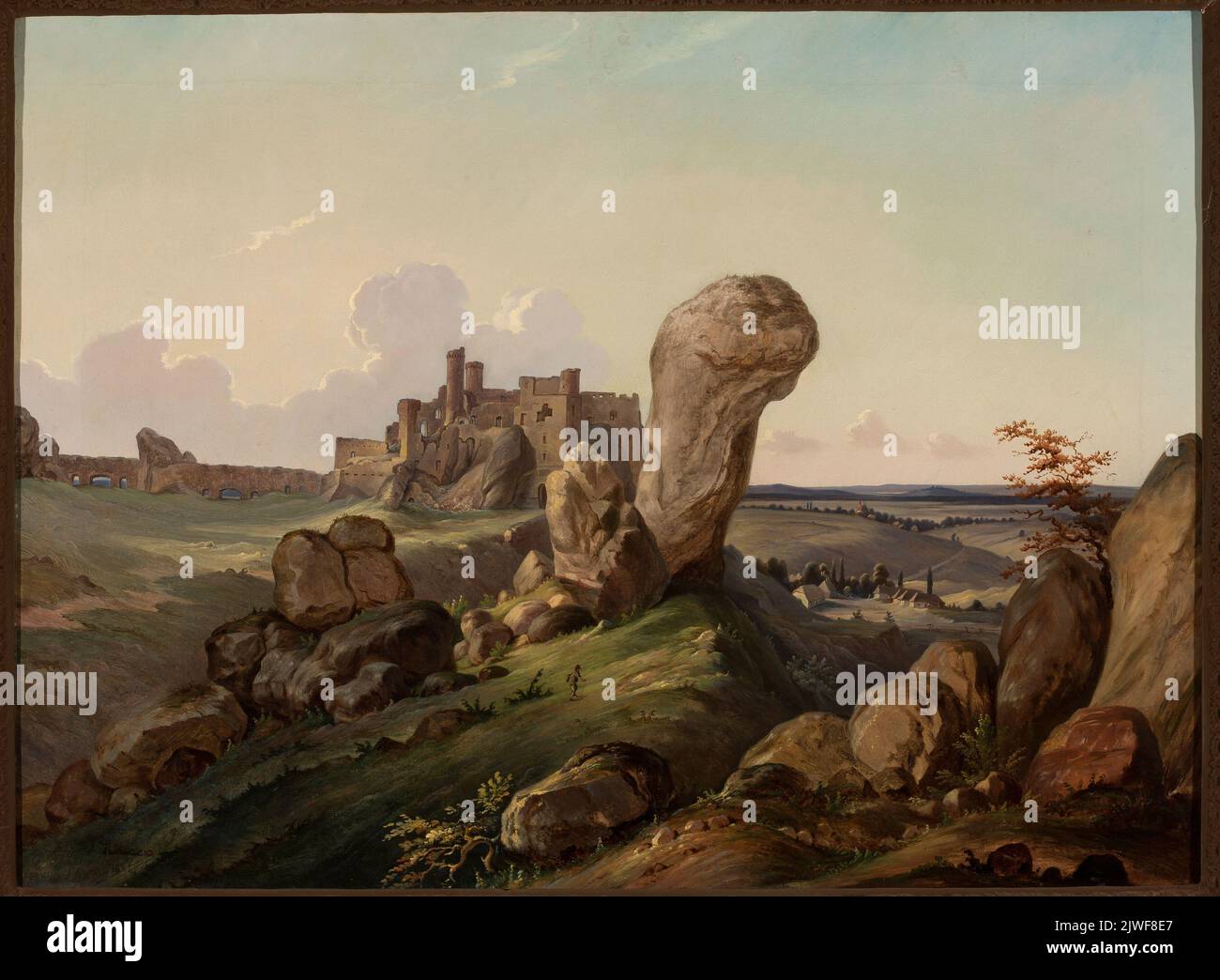 Submontane landscape – Ogrodzieniec. Głowacki, Jan Nepomucen (1802-1847 ...