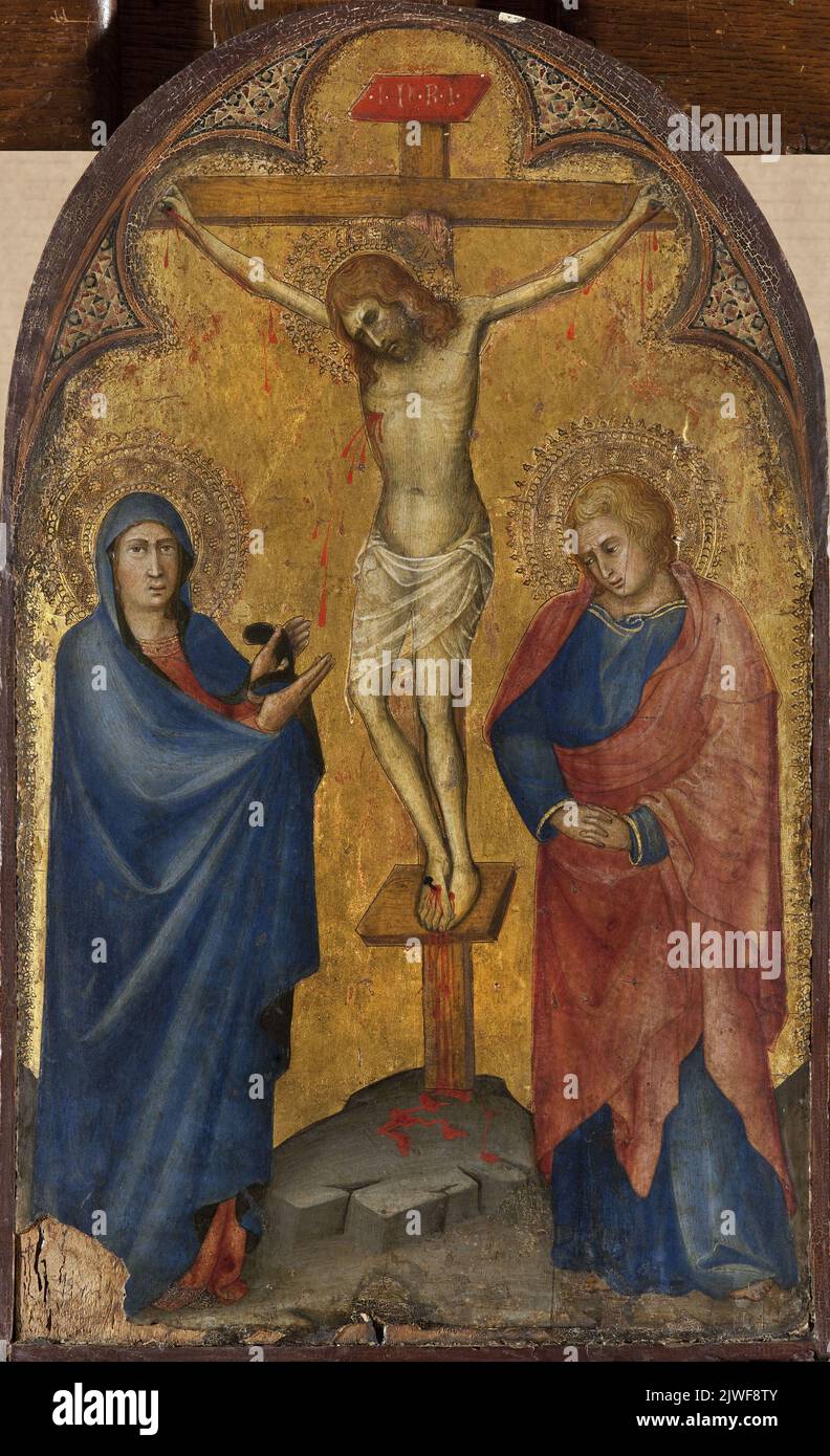 Crucifixion. Andrea di Bartolo (fl. 1389-1428), painter Stock Photo - Alamy