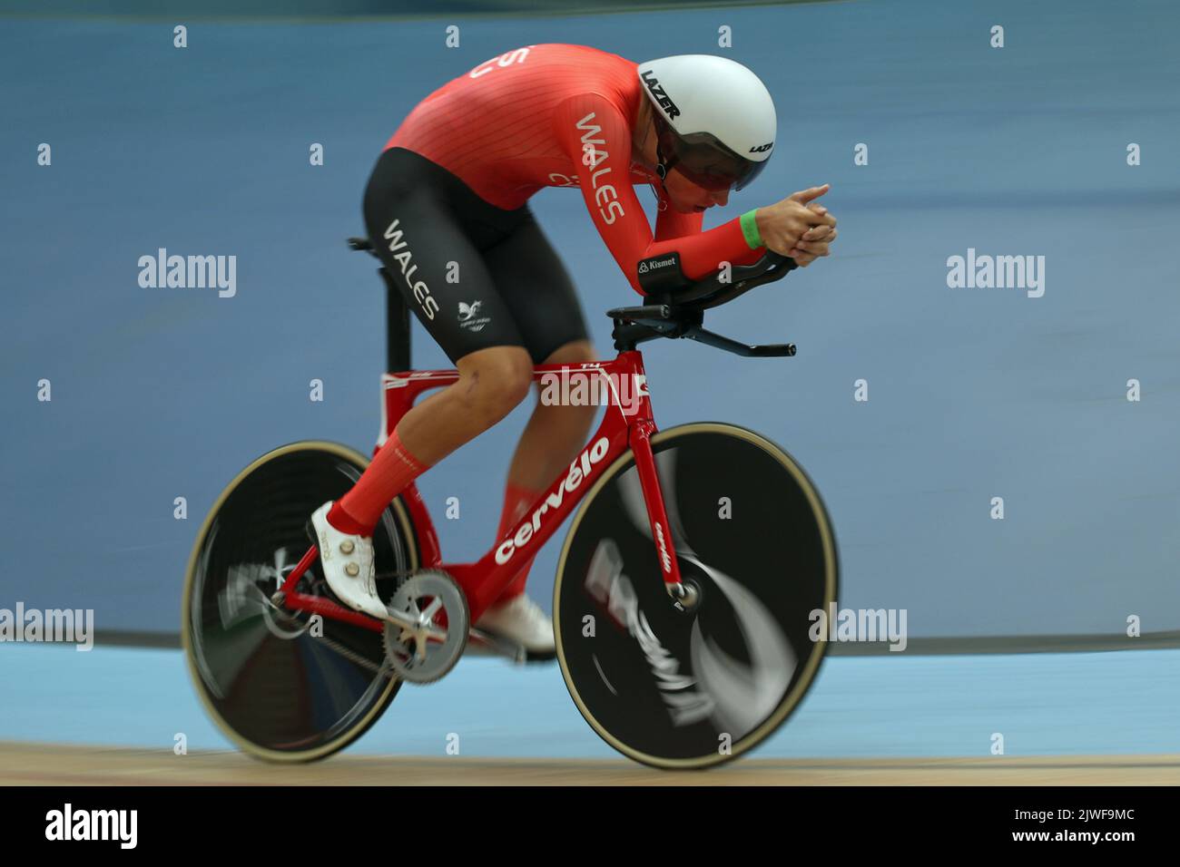 Joshua TARLING of Wales in the Men's 4000m Individual Pursuit cycling ...