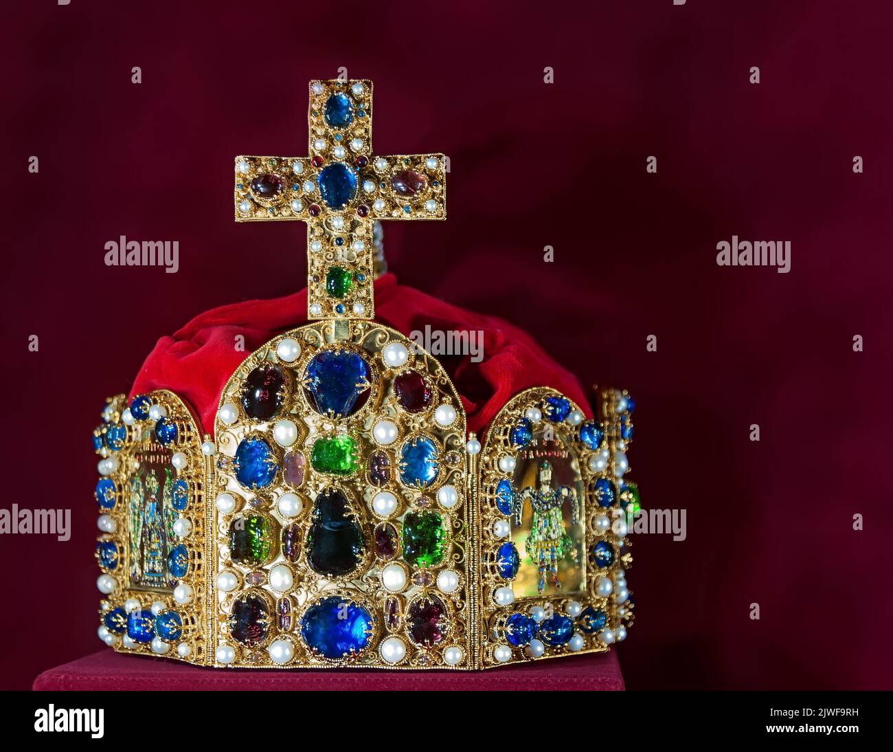 Copy of the imperial crown of the Holy Roman Empire, end of X century ...