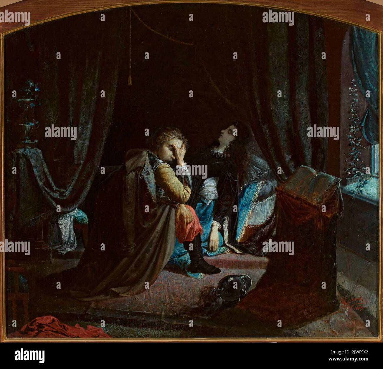 Death of Maria, illustriation to the poem by A. Malczewski. Godecki ...