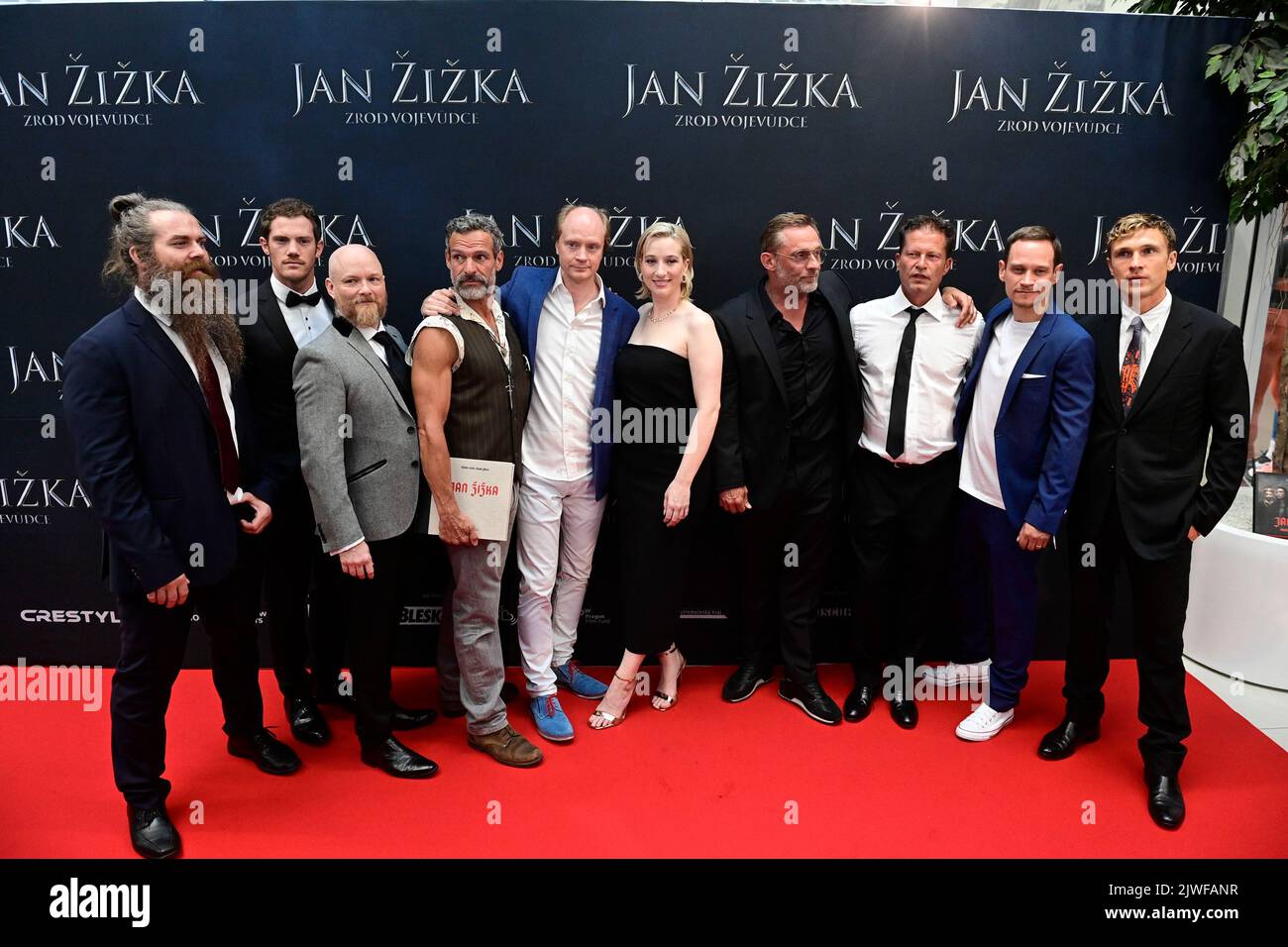Prague, Czech Republic. 05th Sep, 2022. Actors L-R Christopher Rygh ...