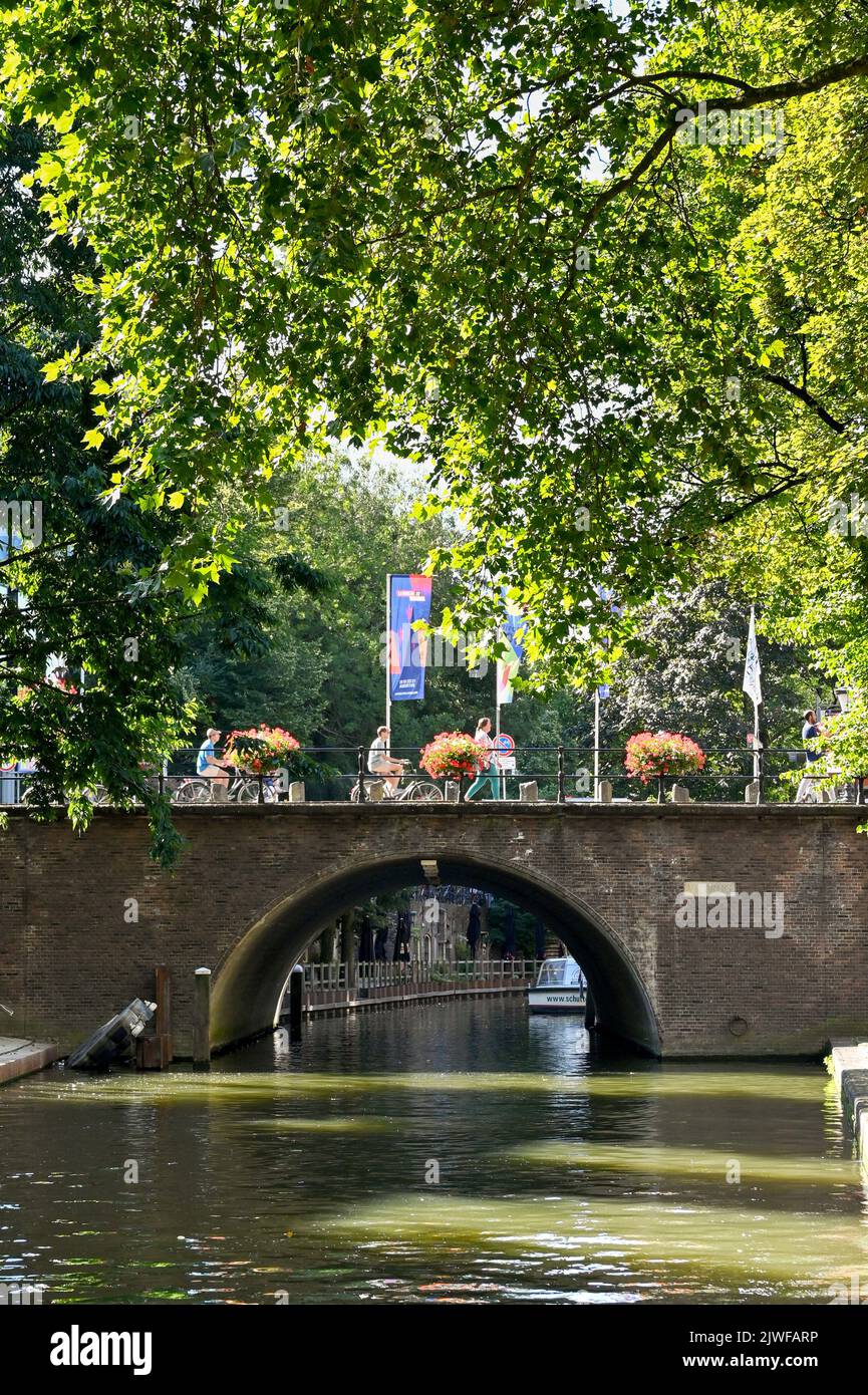 Bridge over canal netherlands utrecht hi-res stock photography and ...