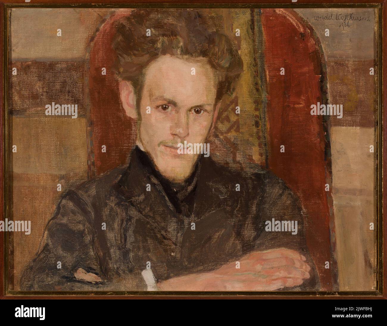 Portrait of Maksymilian Rosen, painter. Wojtkiewicz, Witold (1879-1909 ...
