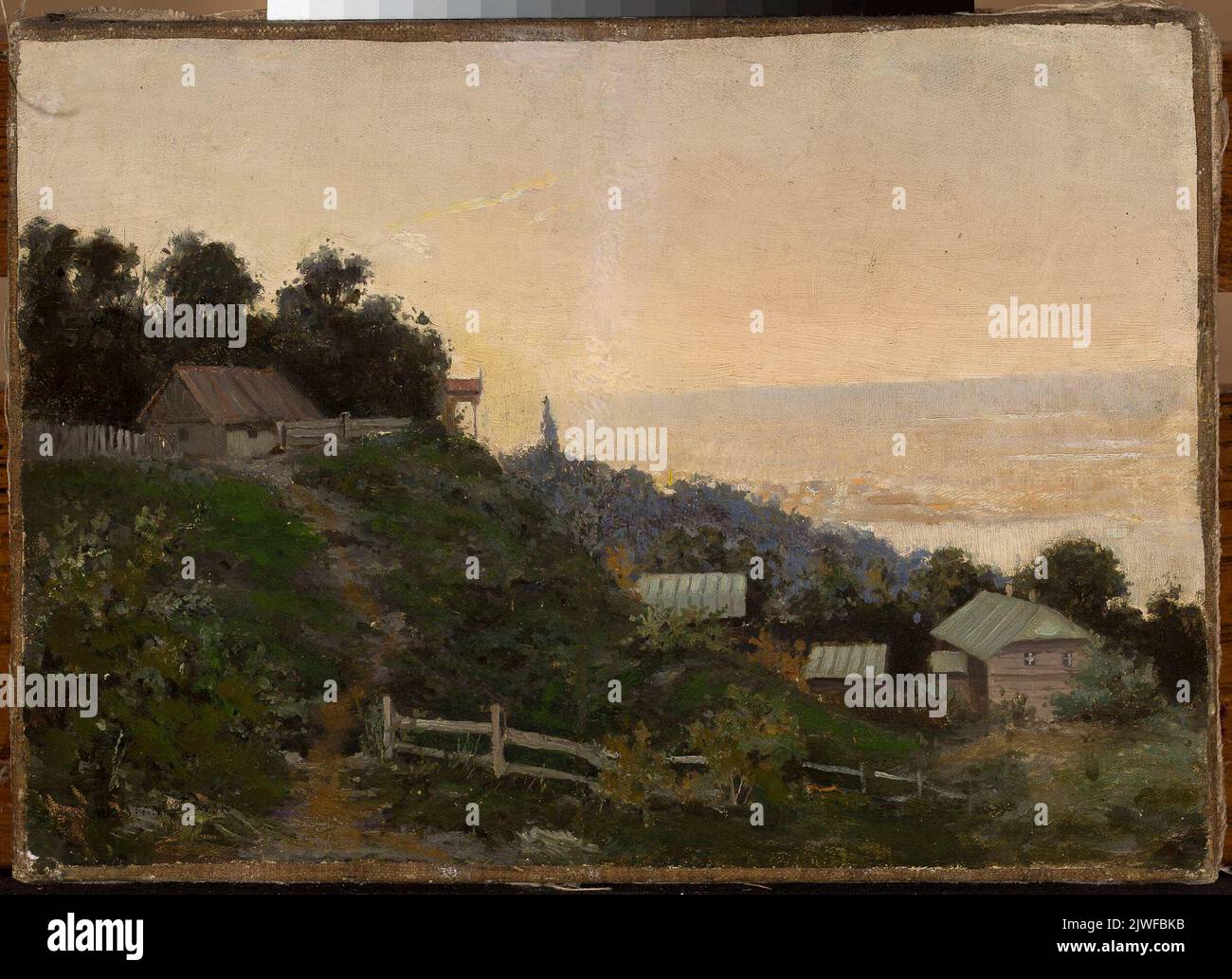 River landscape. Stanisławski, Jan (1860-1907), painter Stock Photo - Alamy