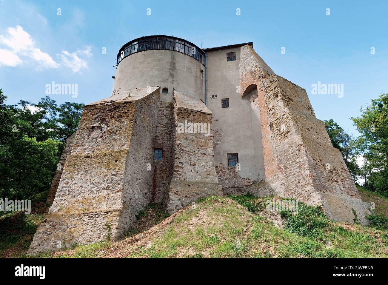 The Ostroh Castle located in western Ukraine Stock Photo - Alamy