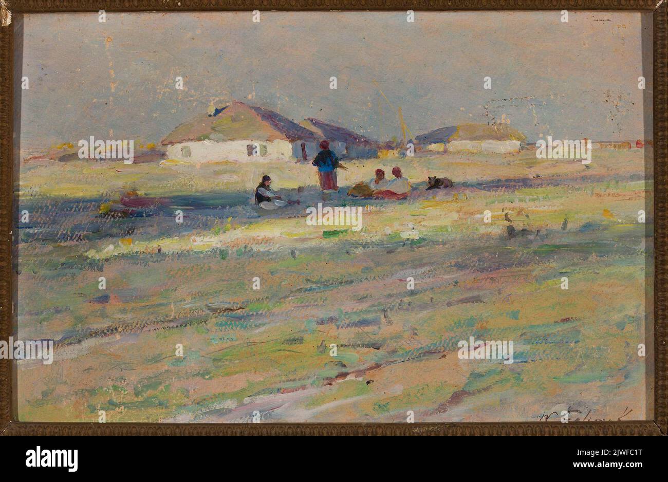 In the field. Galimski, Władysław (1860-1940), painter Stock Photo - Alamy