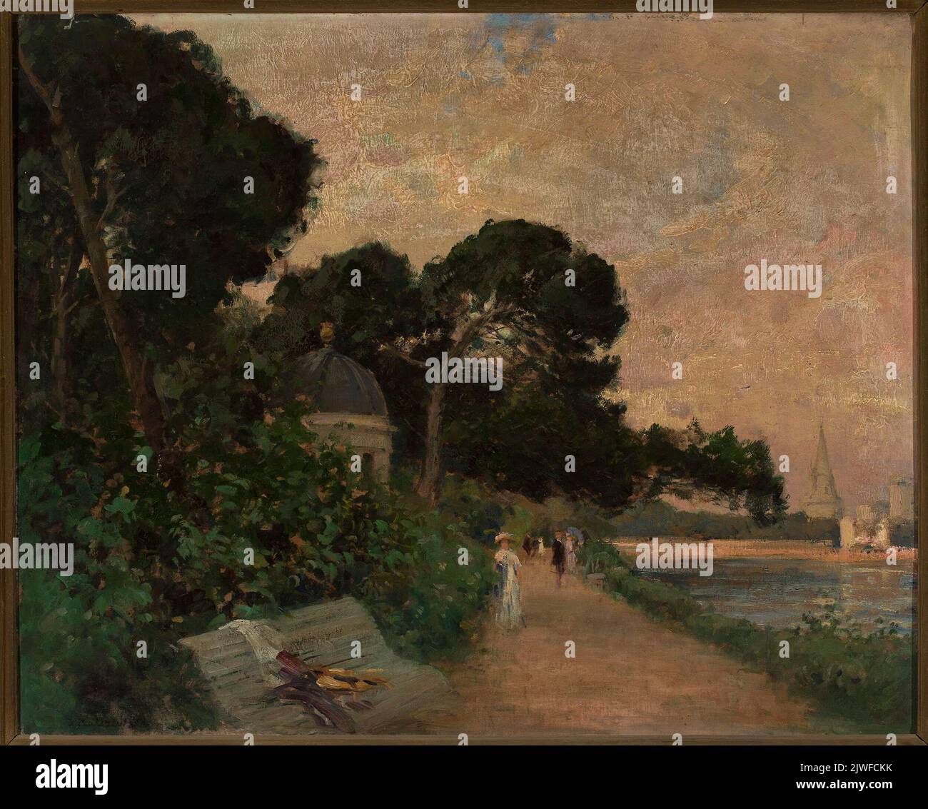 Landscape. Malczewski, Jacek (1854-1929), painter Stock Photo - Alamy