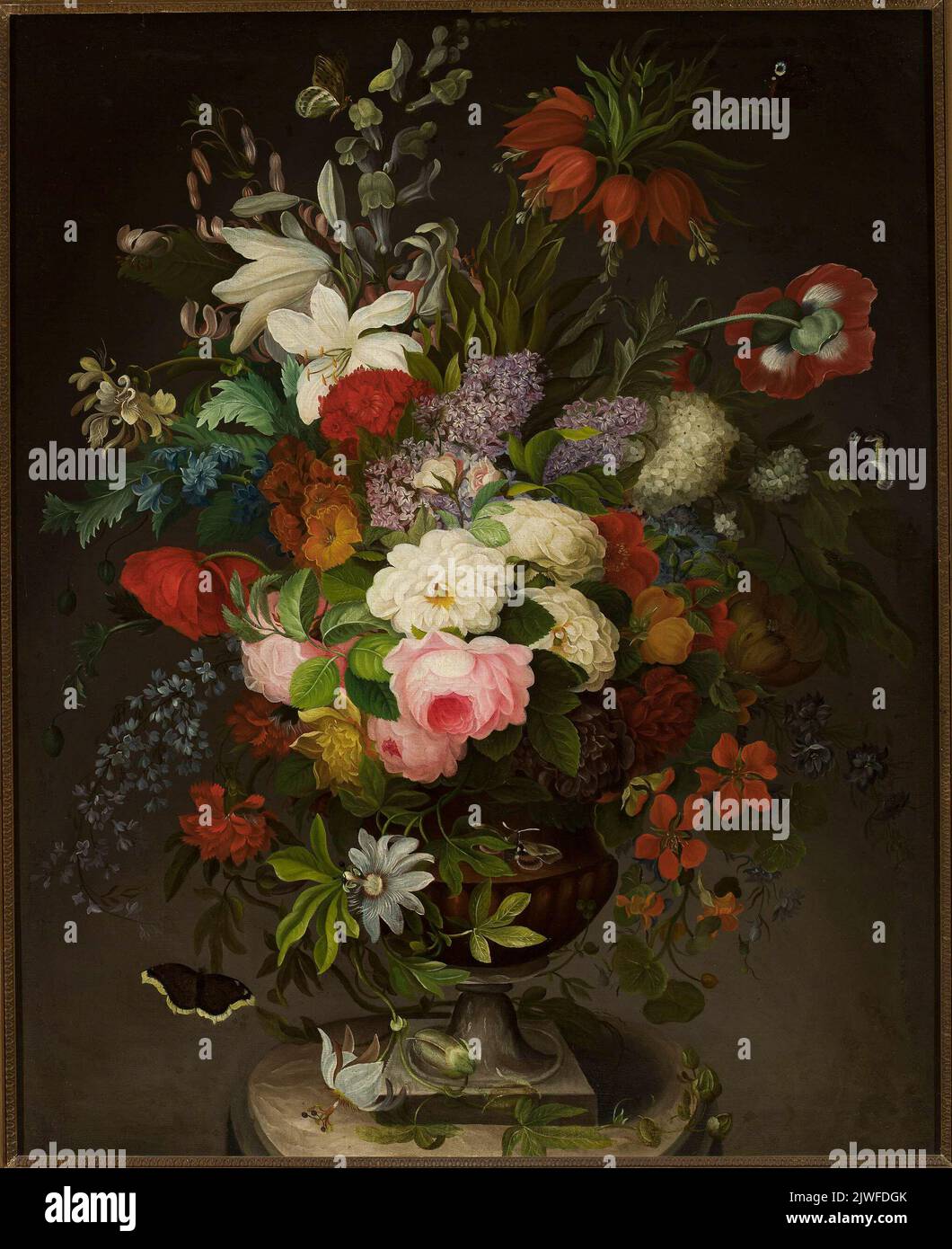 Flowers. Beyer, Henryka (1782-1855), painter Stock Photo - Alamy