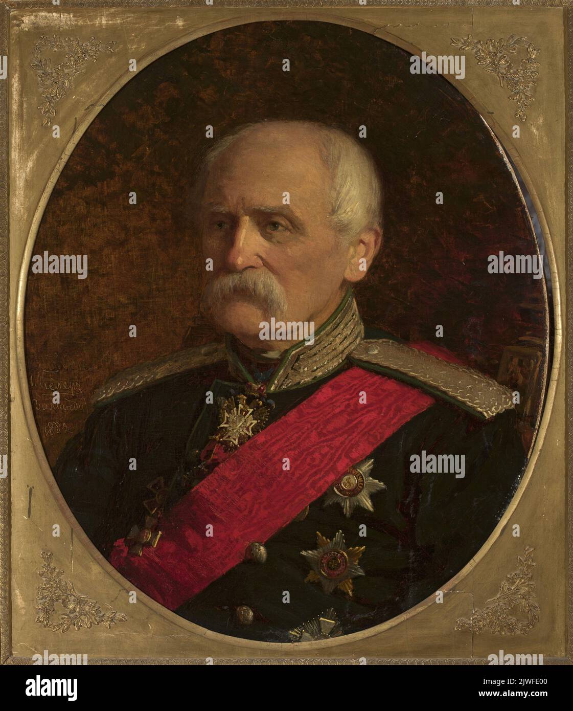 Portrait of major general Stanisław Kierbedź, engineer. Köler, Johann ...