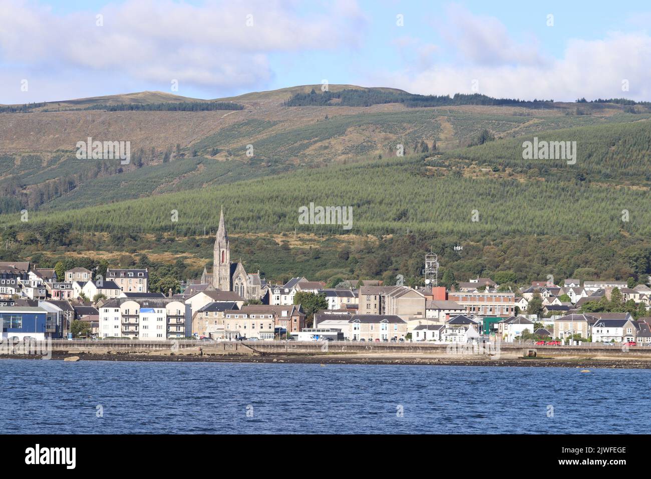 Ferry trip to Dunoon, Scotland Stock Photo - Alamy