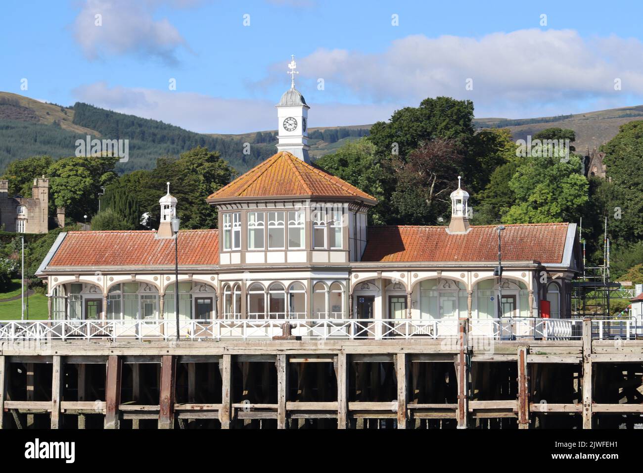 Dunoon pier, Scotland Stock Photo - Alamy