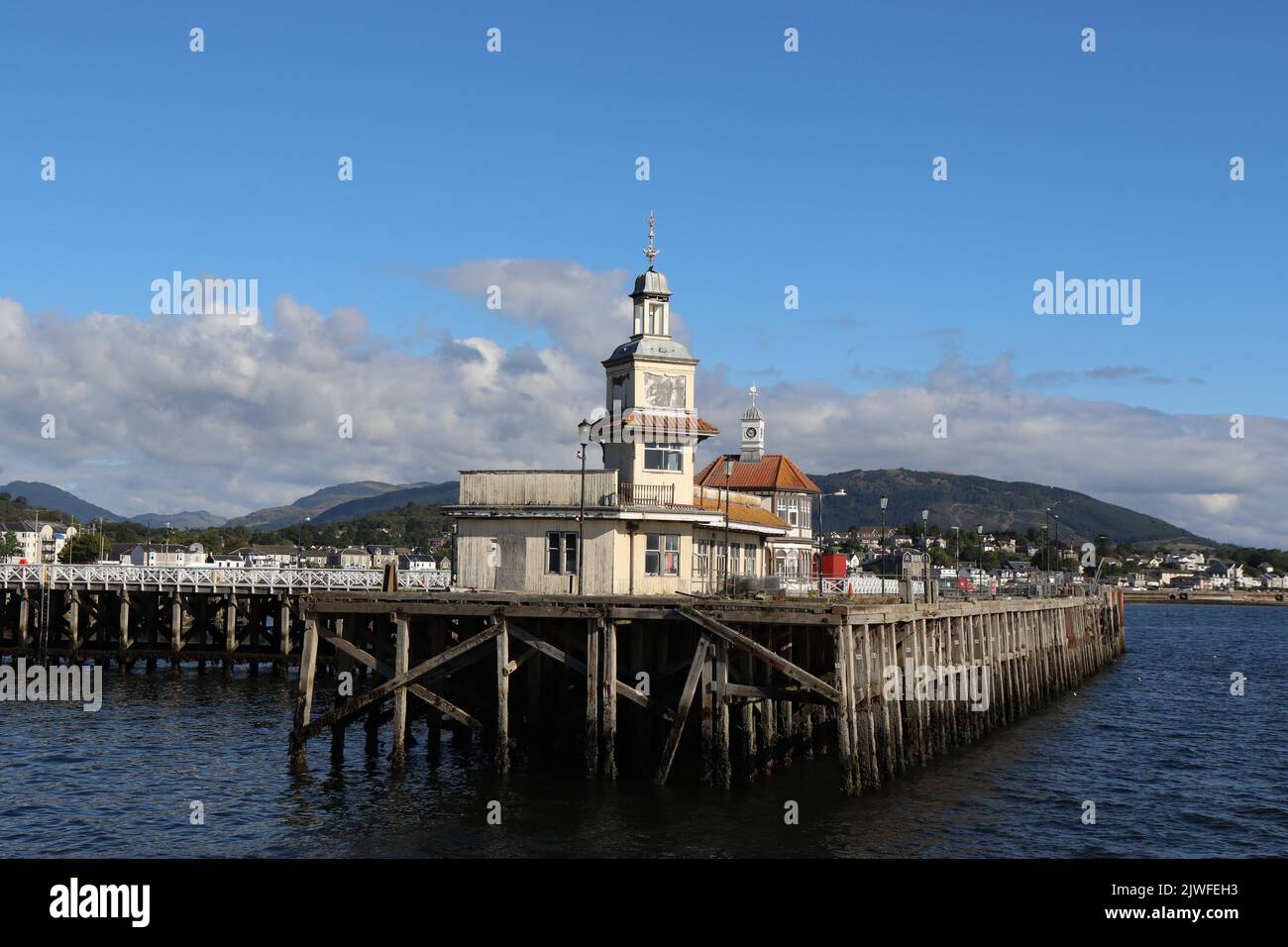 Dunoon pier, Scotland Stock Photo - Alamy