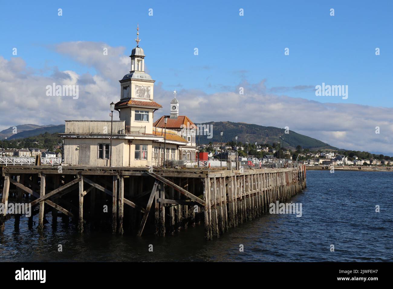 Dunoon pier, Scotland Stock Photo - Alamy