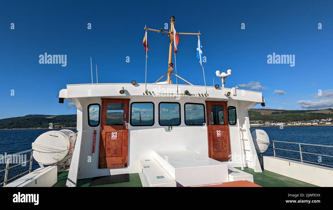 Ferry trip to Dunoon, Scotland Stock Photo - Alamy