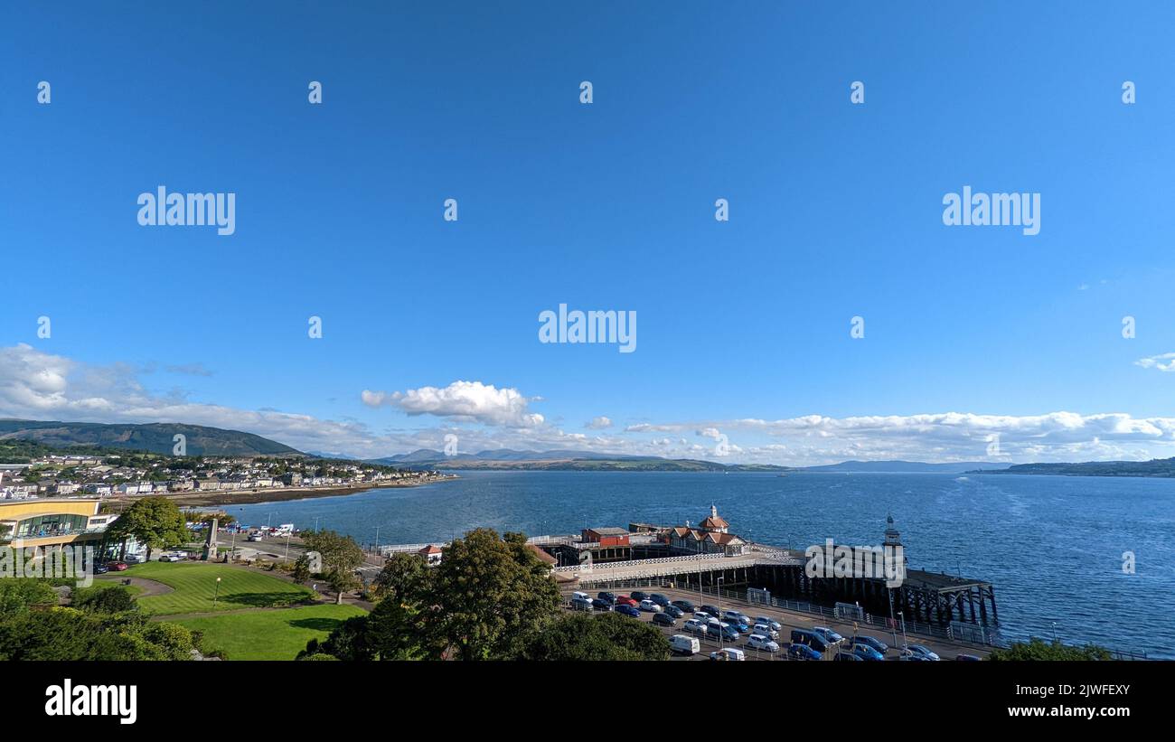 Ferry trip to Dunoon, Scotland Stock Photo - Alamy