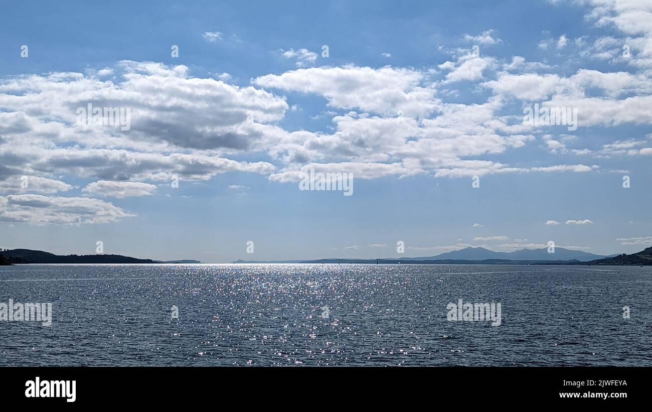 Ferry trip to Dunoon, Scotland Stock Photo - Alamy