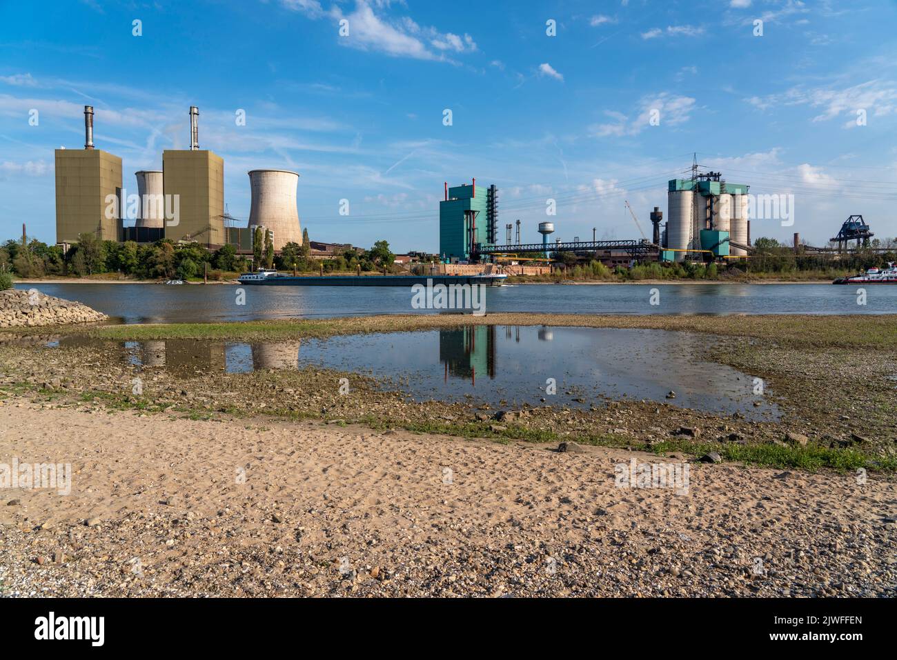 Duisburg-Huckingen gas-fired power station, operated by RWE, on the ...