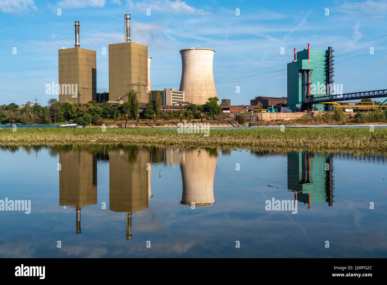 Duisburg-Huckingen gas-fired power station, operated by RWE, on the ...