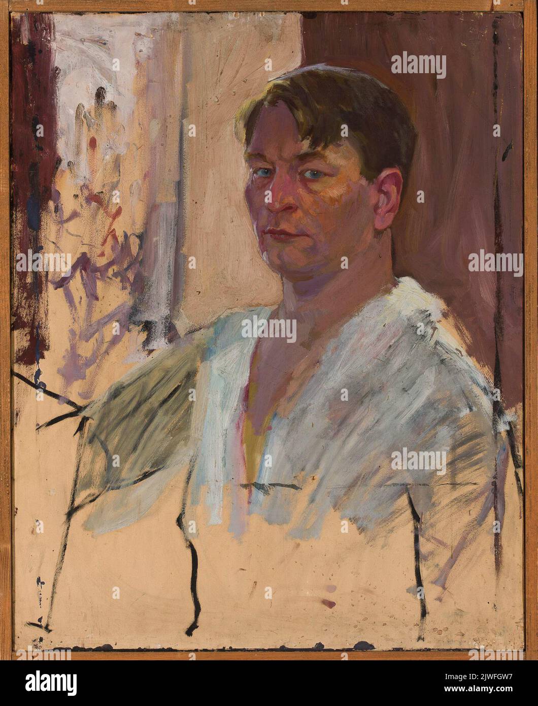 Self-portrait. Drabik, Wincenty (1881-1933), painter Stock Photo - Alamy