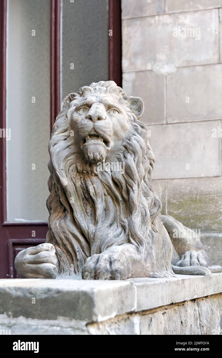 Lviv lion statue hi-res stock photography and images - Alamy