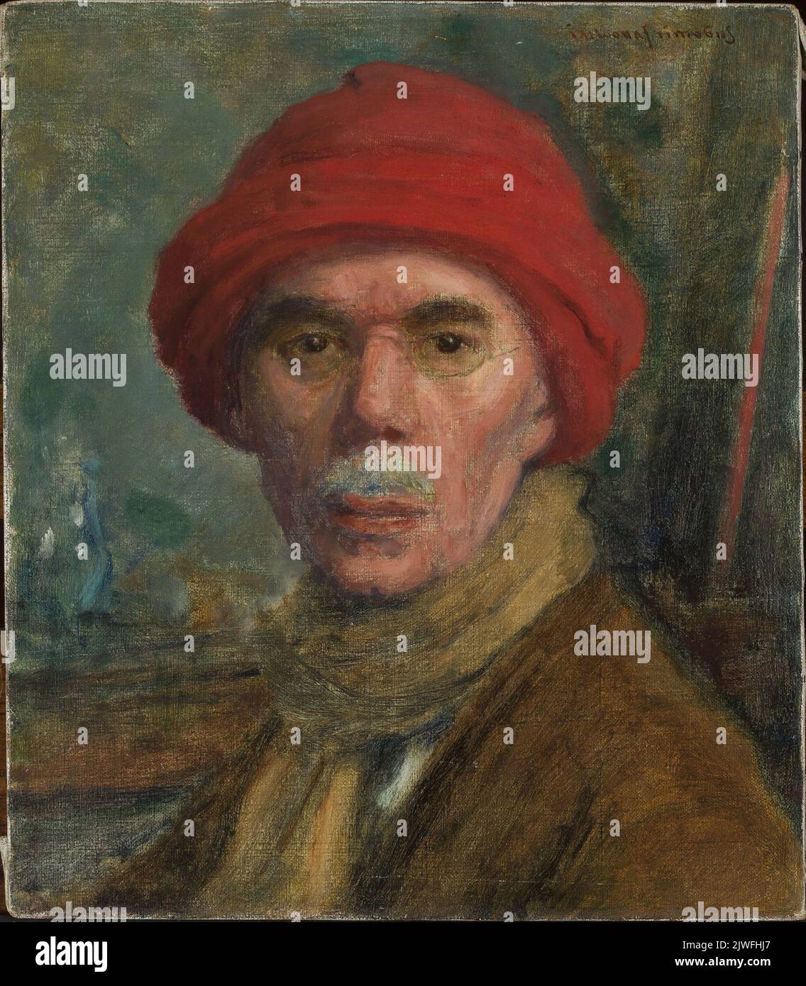 Self-portrait. Janowski, Ludomir (1862-1939), painter Stock Photo - Alamy