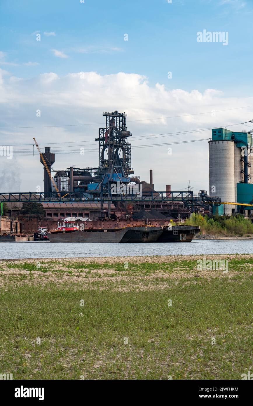 Steel site Duisburg-Hüttenheim, Hüttenwerke Krupp-Mannesmann - HKM ...