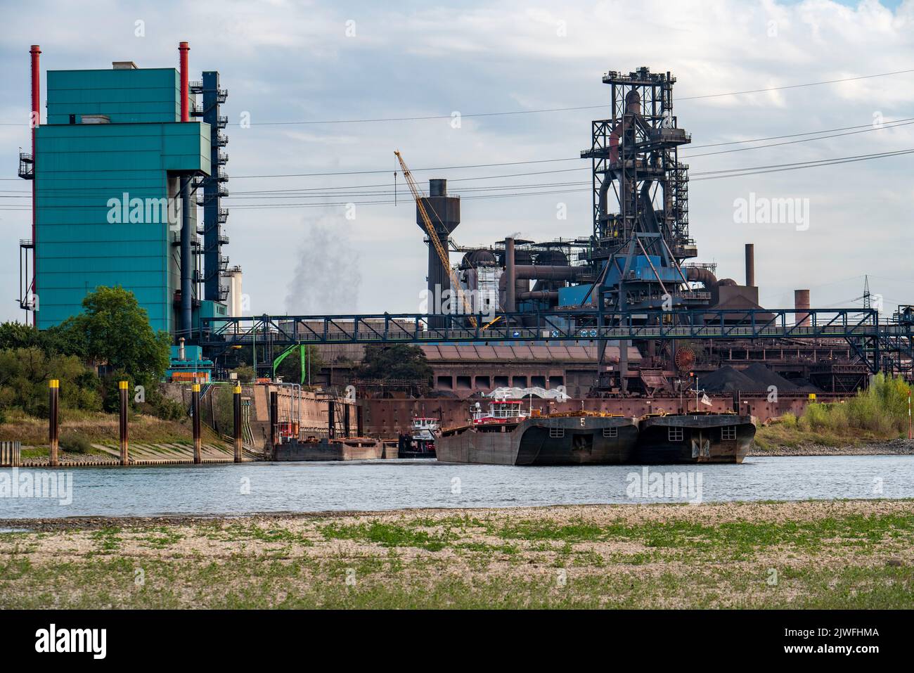 Steel site Duisburg-Hüttenheim, Hüttenwerke Krupp-Mannesmann - HKM ...
