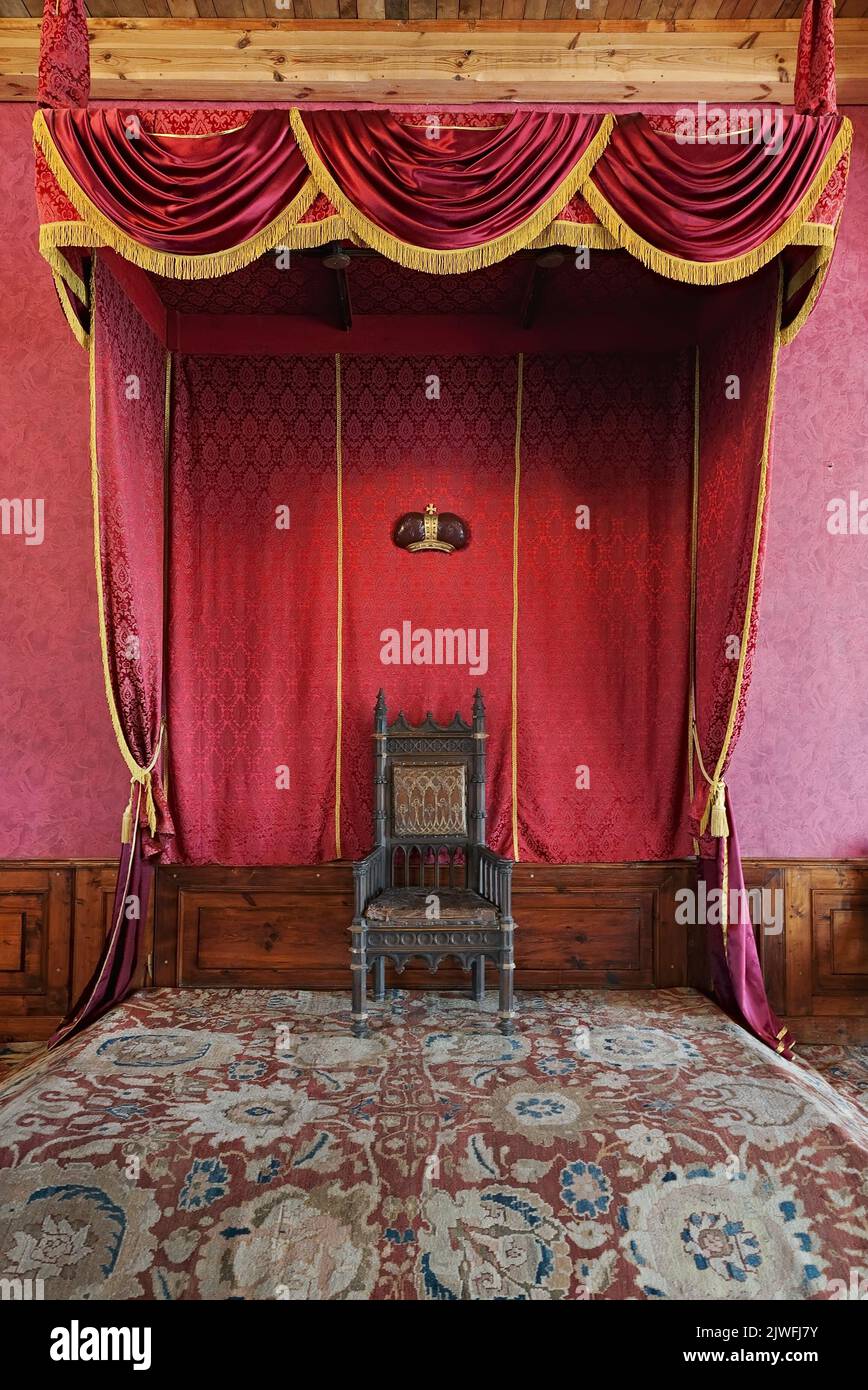 Parade room of Zolochiv Castle Grand Palace (residence of the Sobieski ...
