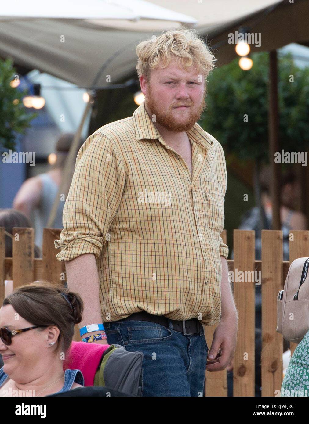 kaleb cooper at the Big Feastival 2022 on Alex James Cotswolds farm ...