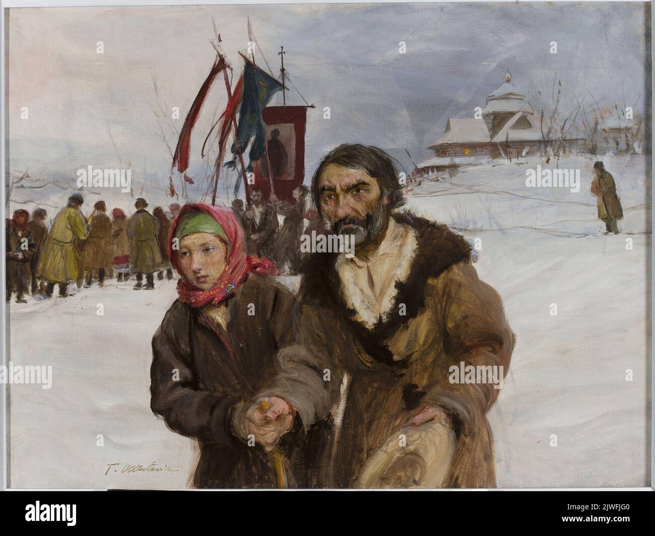 Highlanders’ procession. Axentowicz, Teodor (1859-1938), painter Stock ...