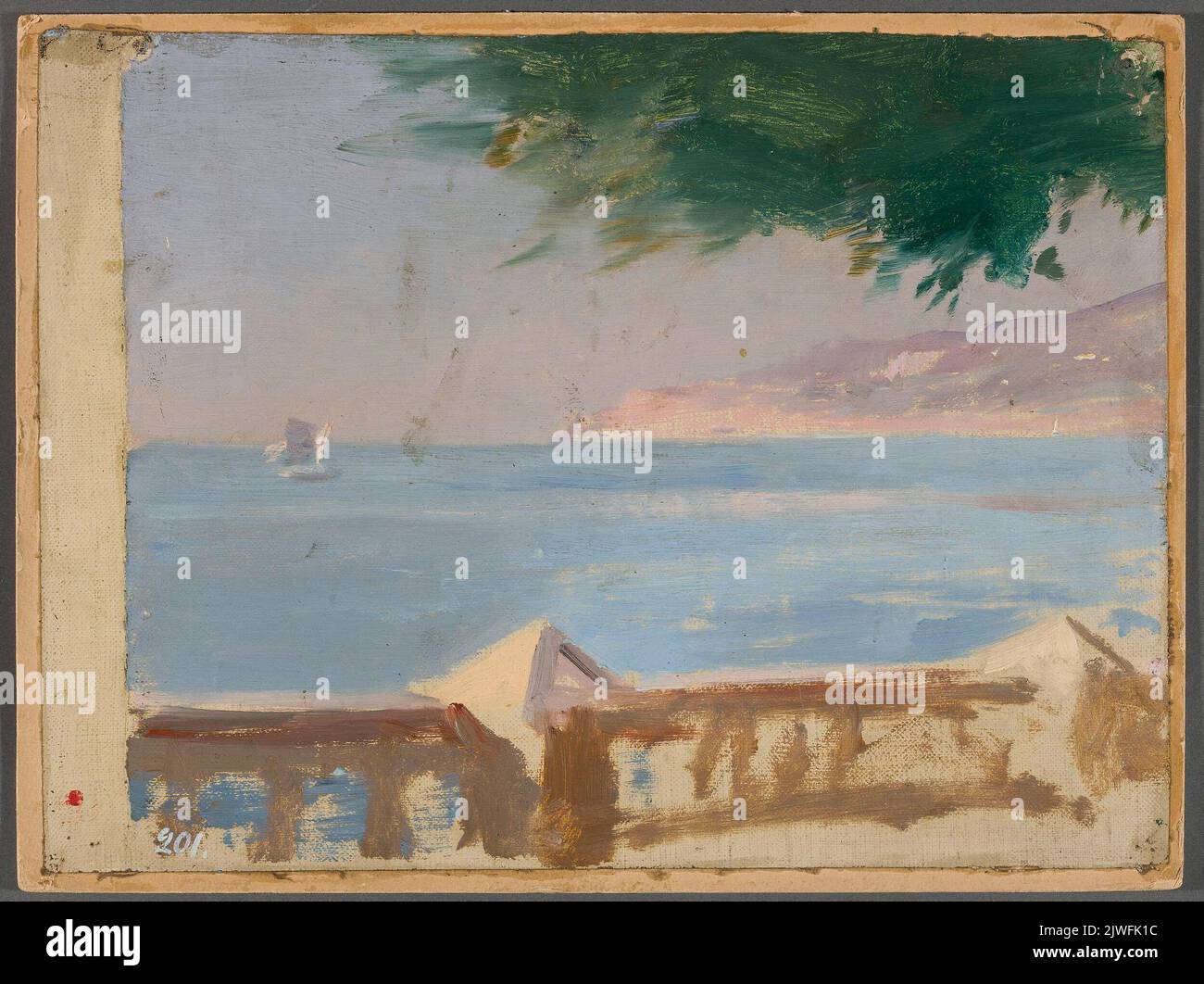 View of the sea from the Bakhchi-Dere villa in Yalta. From the journey ...