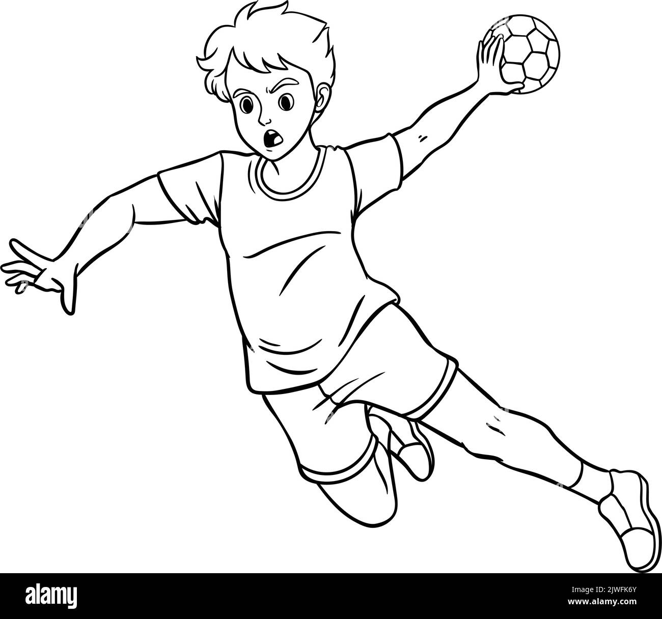 Håndball Stock Vector Images - Alamy