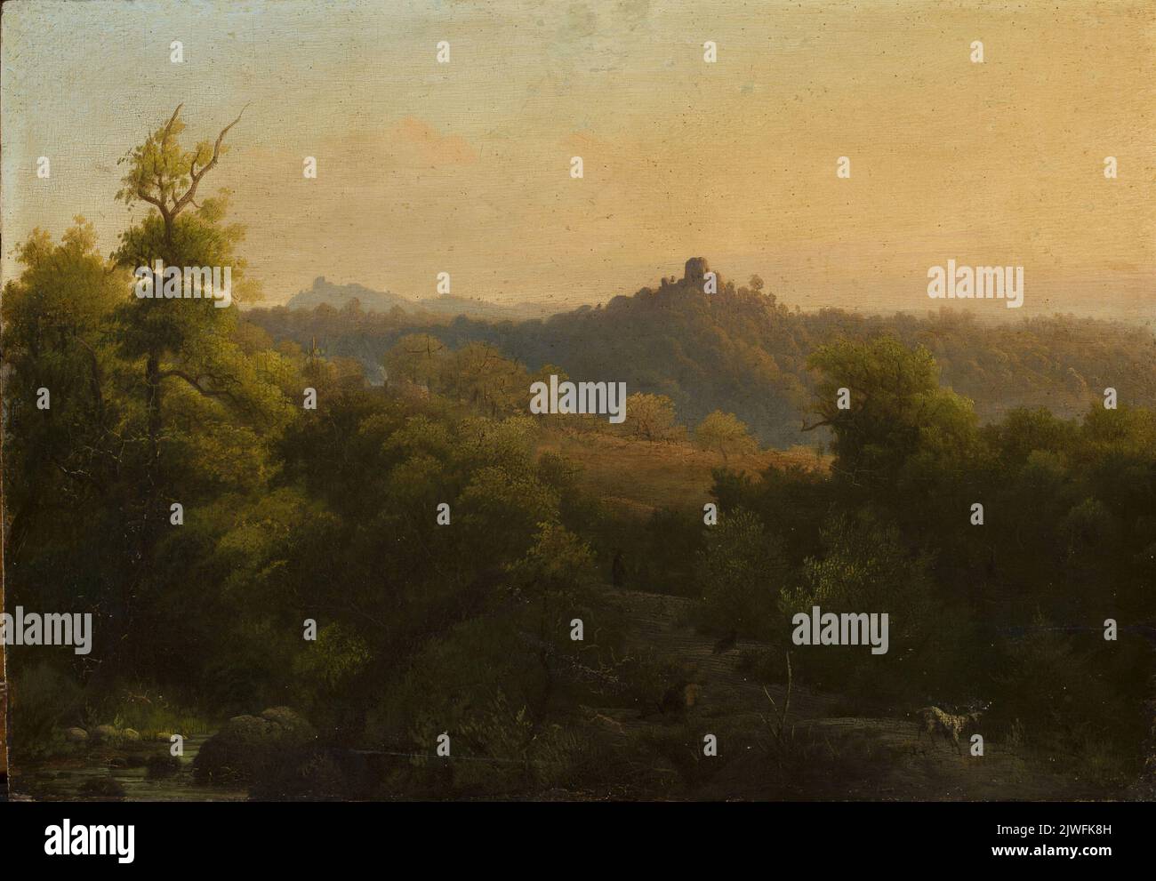 Landscape. Paetz, Wilhelm (1800-1856), painter Stock Photo - Alamy