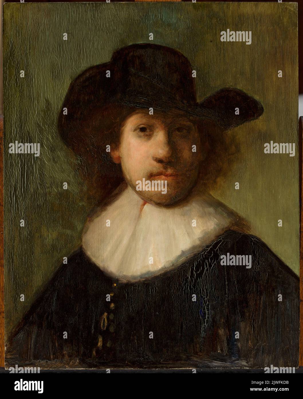 Self-portrait of Rembrandt. Rijn, Rembrandt van (1606-1669), painter ...