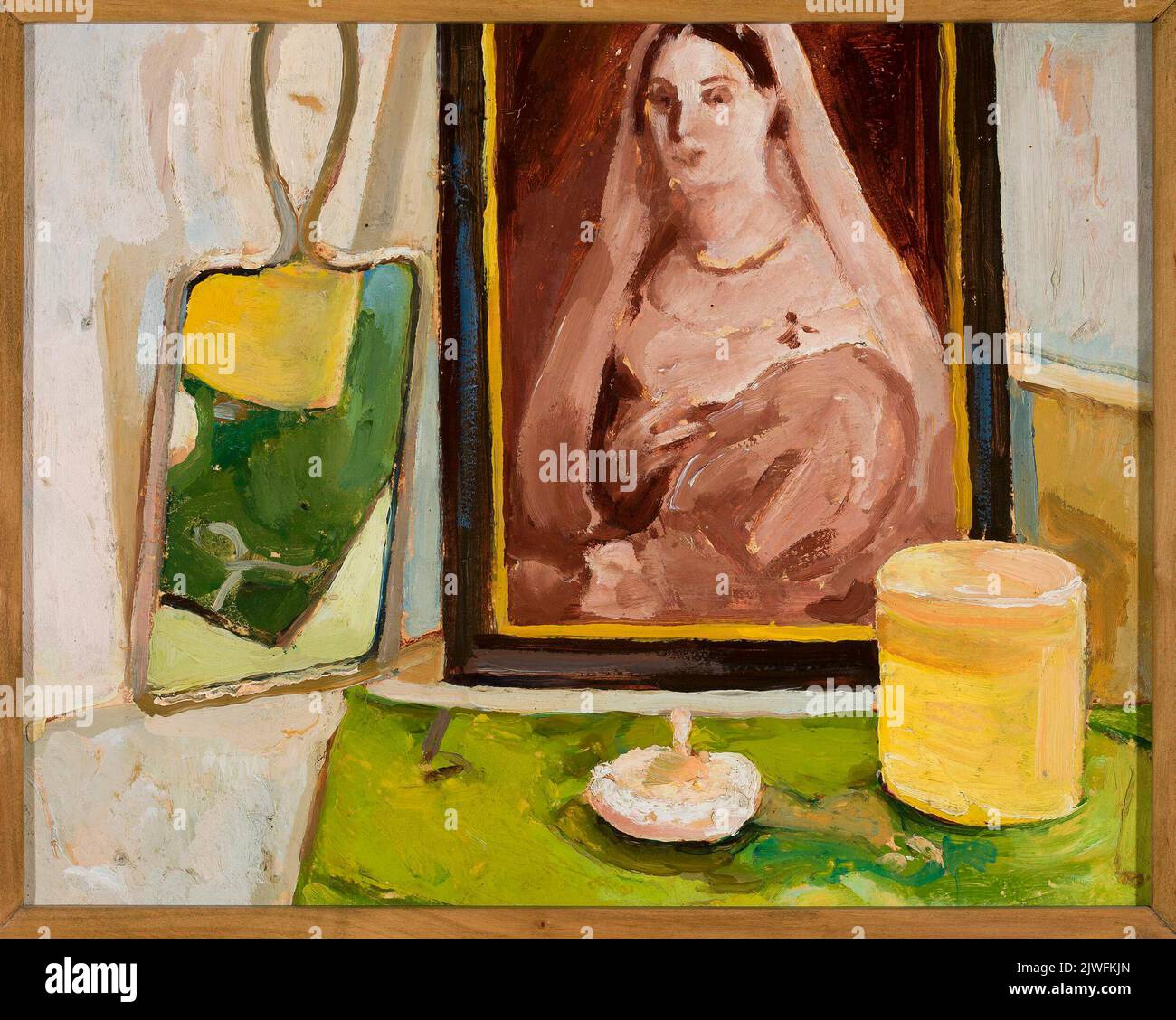 Still life with a portrait. Waliszewski, Zygmunt (1897-1936), painter ...