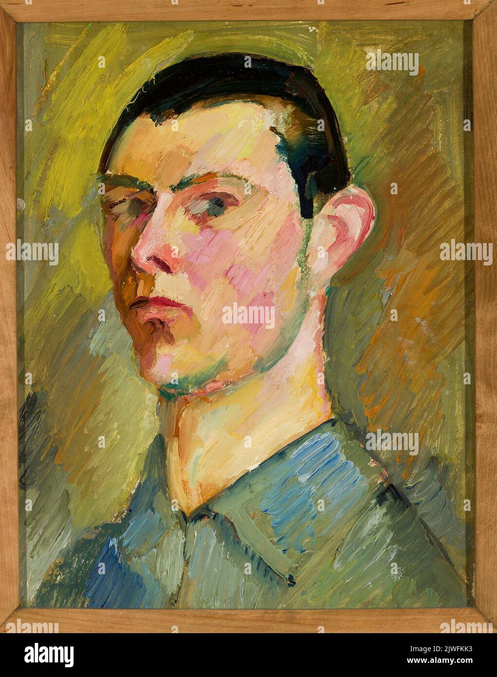 Self-portrait. Waliszewski, Zygmunt (1897-1936), painter Stock Photo ...