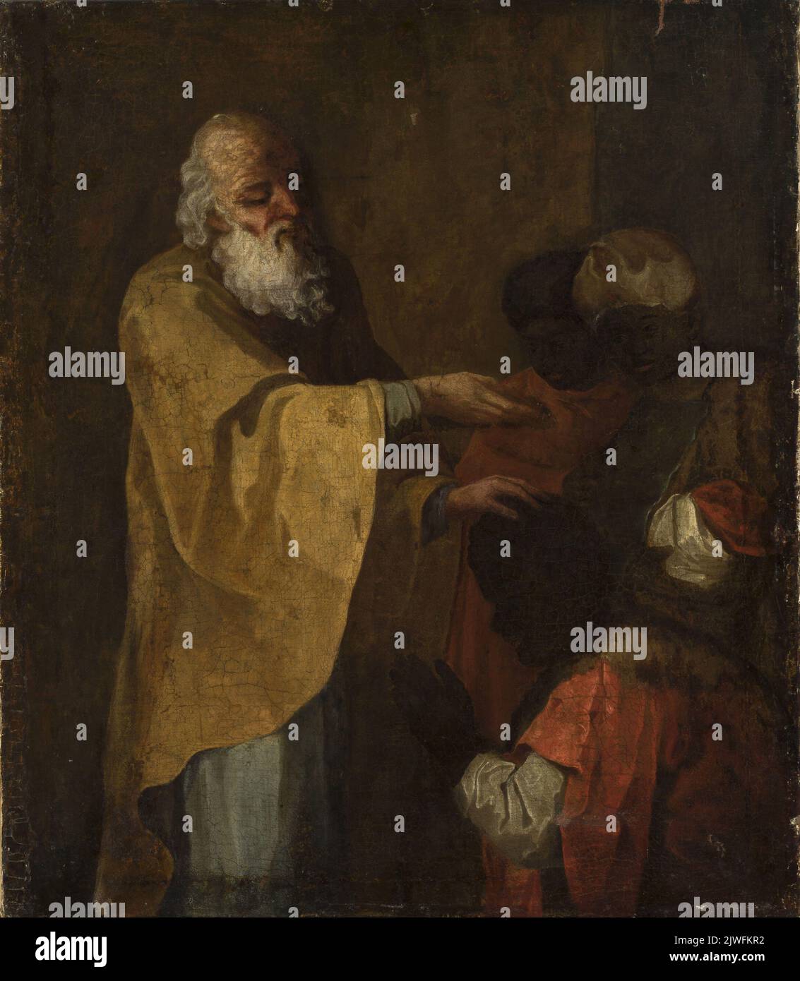 Baptism of the treasurer of queen Kandake. nieznany malarz włoski ...