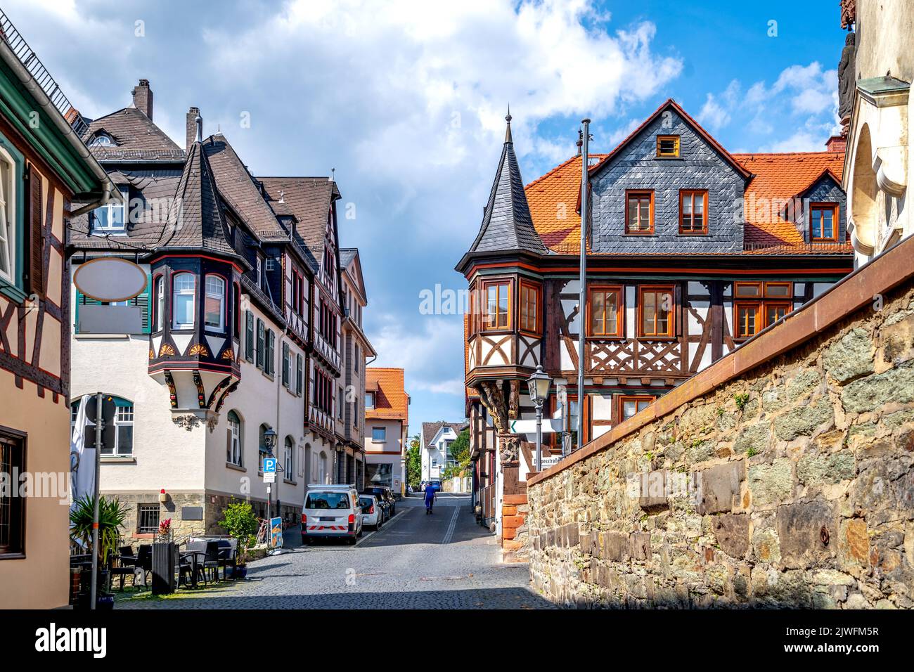 Historical city of Kronberg im Taunus, Germany Stock Photo - Alamy
