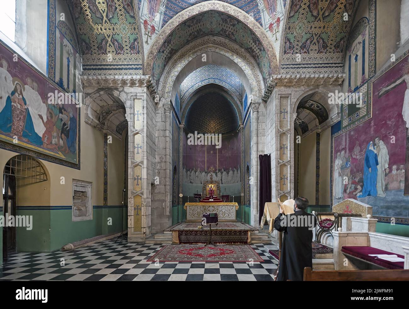 Interior of the Armenian Cathedral of the Assumption of Mary in Lviv ...